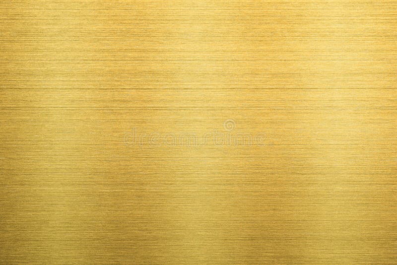 Brushed Metal Texture Gold