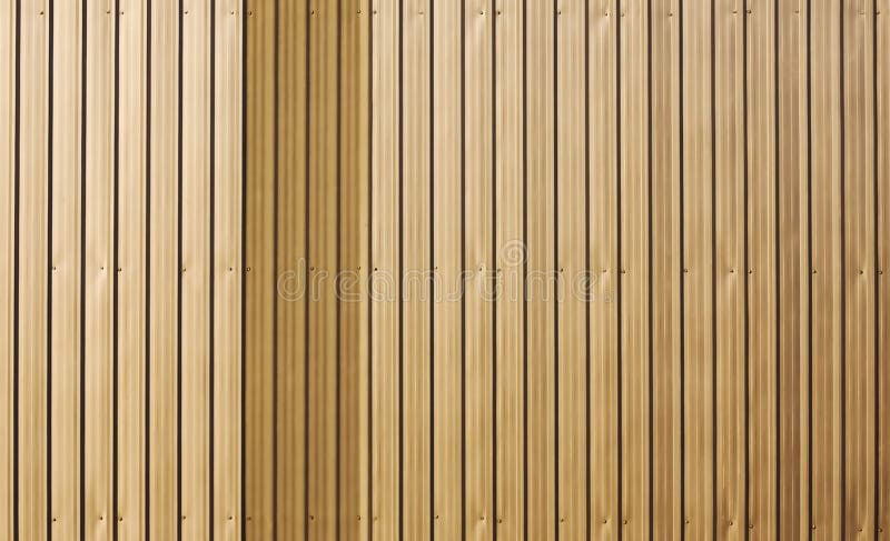 Gold Metal Wall Panel Background. Stock Image - Image of pattern ...