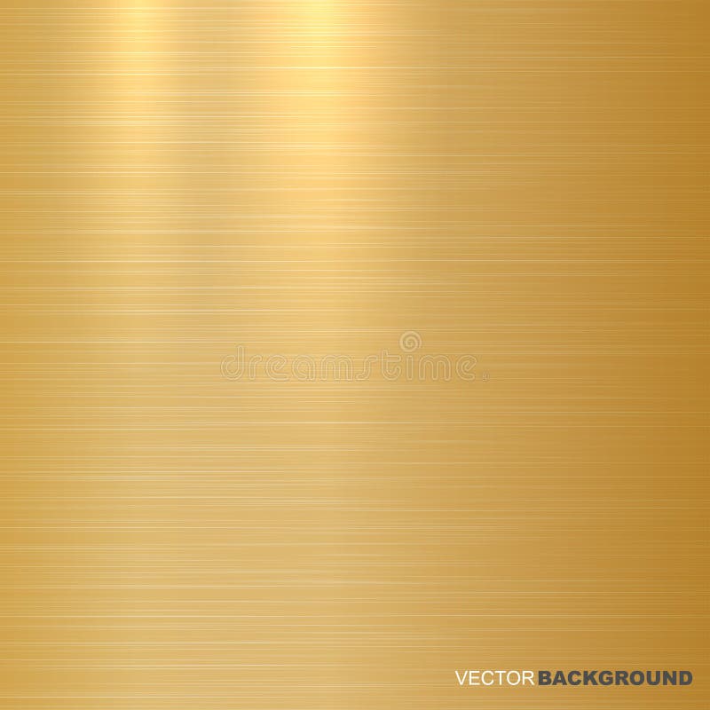 Gold Metallic Background. Polished Texture Stock Vector - Illustration ...