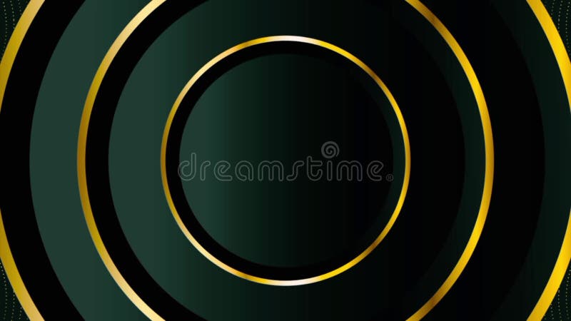 Gold Metallic Black Wavy Concentric Dynamic Abstract Background ...