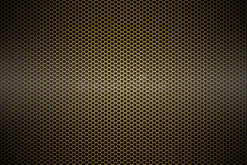 Gold Metallic Mesh Background Texture Stock Illustration - Illustration ...