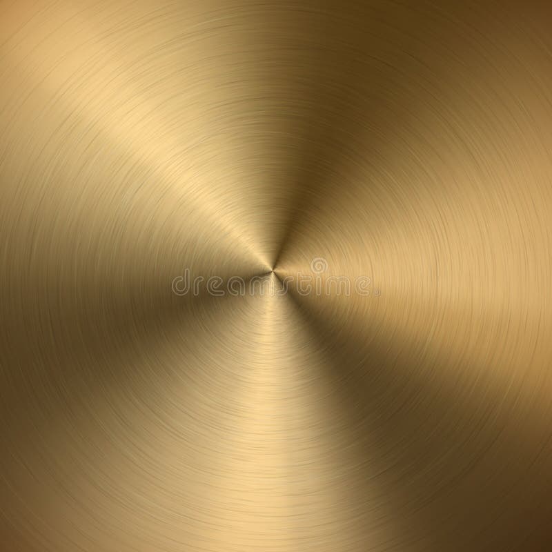 Gold Metallic Radial Gradient with Scratches. Gold Foil Surface Texture ...