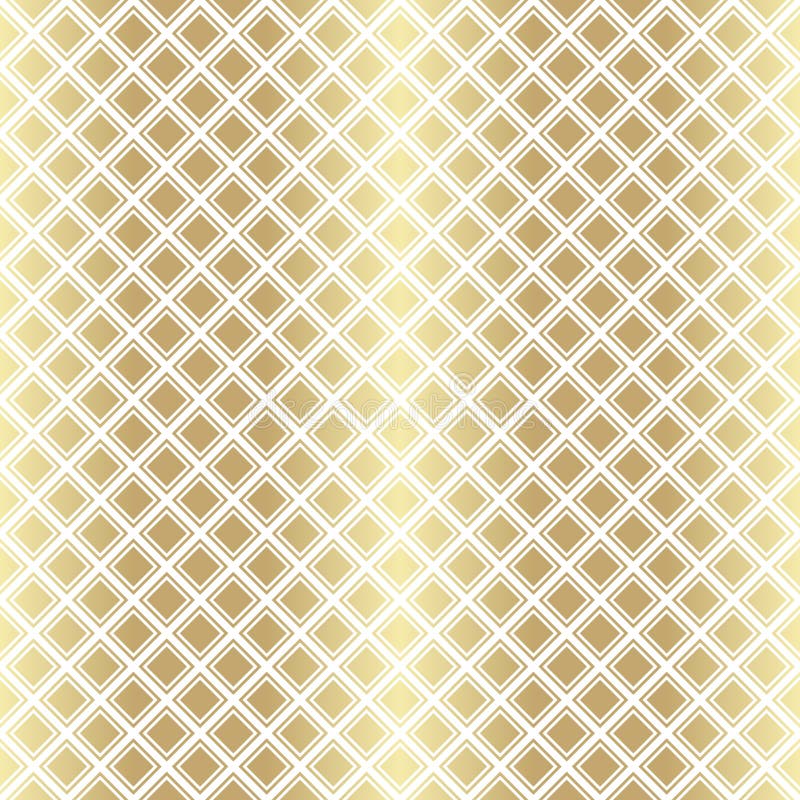 Gold Metallic Regular Seamless Pattern. Stock Illustration ...