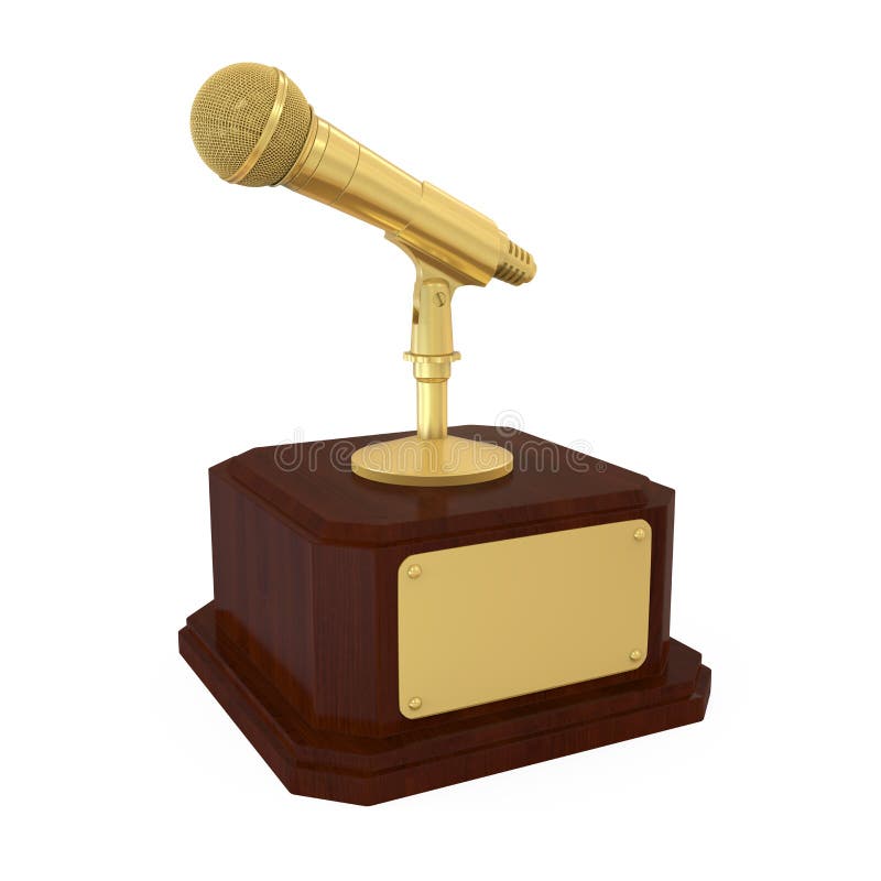 Golden Microphone Stock Illustrations – 2,765 Golden Microphone Stock ...