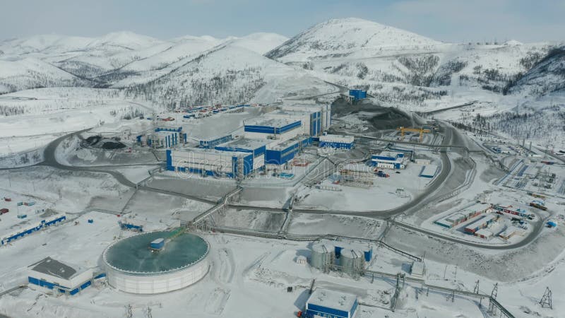 The Gold Mill and All Adjacent Structures Stock Video - Video of milln ...