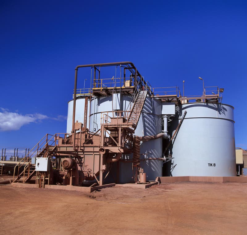 Gold Mine stock image. Image of construction, tanks, equipment - 5923907
