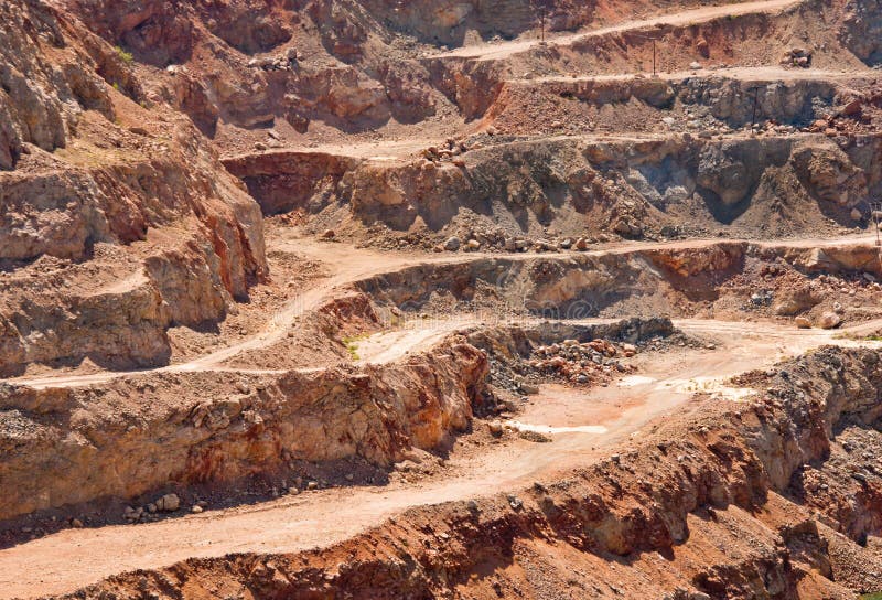 Open-cast mine stock photo. Image of environmental, fossil - 14719912