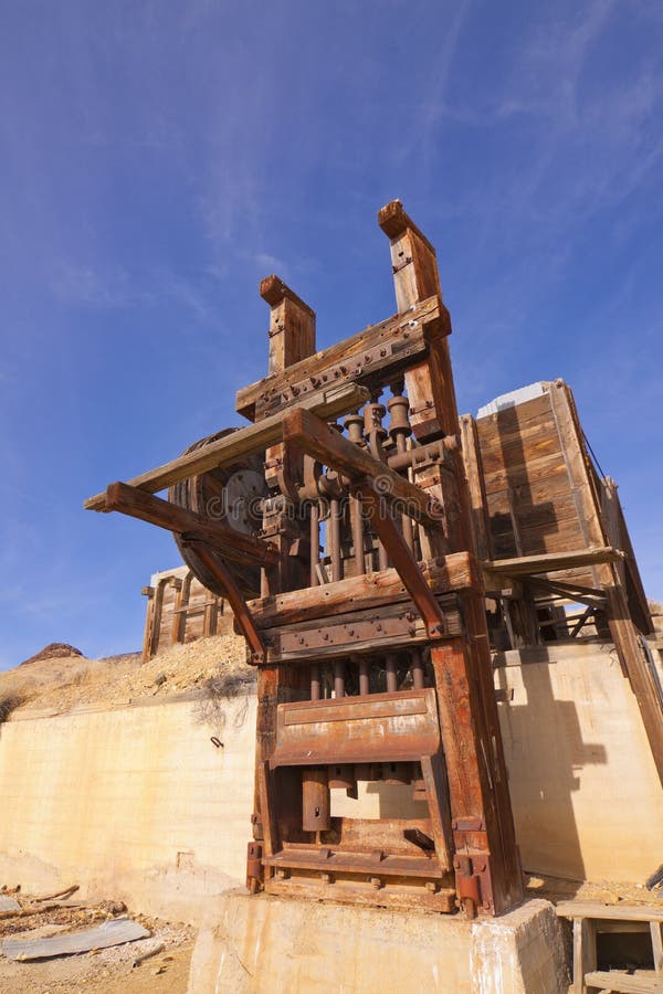 Gold Mine Stamp Mill stock photo. Image of miner, nevada - 22777528