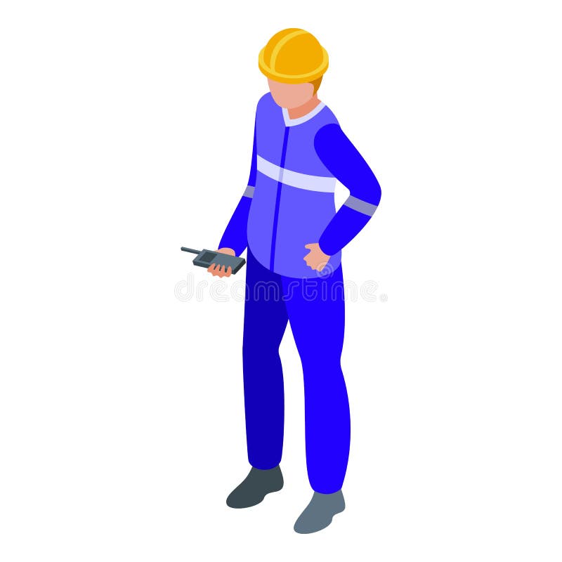 Gold Miner Icon Isometric Vector. Stone Industry Stock Illustration ...
