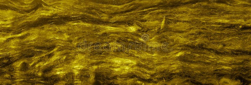 Gold Mineral Wool with a Visible Texture Stock Image - Image of mineral ...