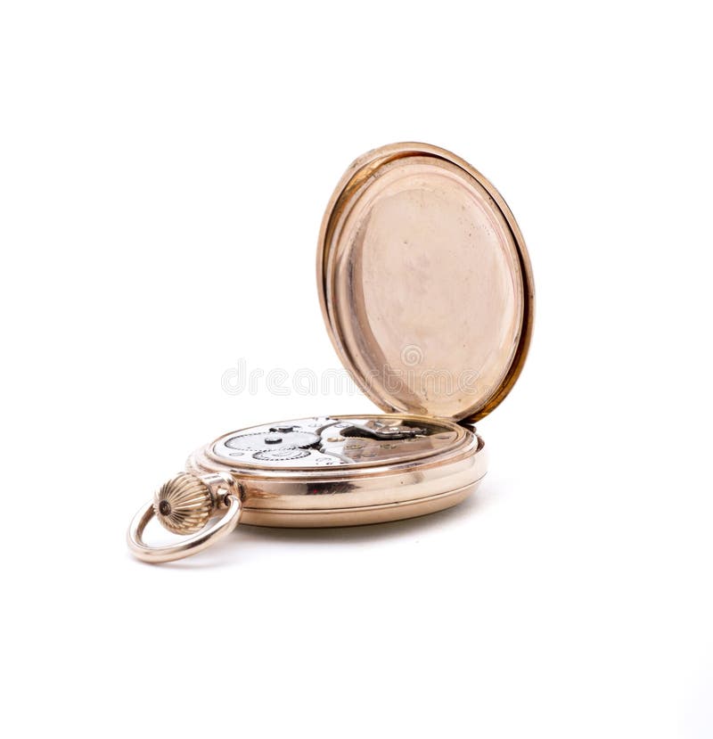 Gold mini watch stock image. Image of white, time, gold - 36462203