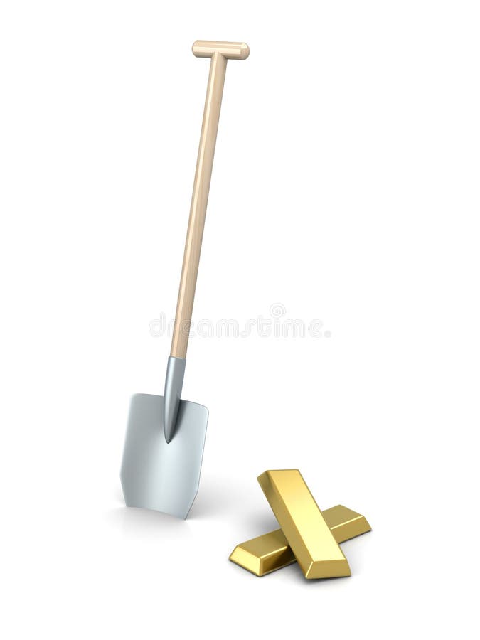 Gold Mining stock illustration. Illustration of resource - 17916547