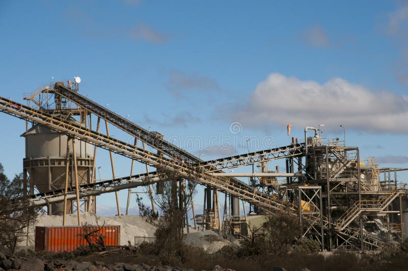Gold Mining Process Plant stock photo. Image of industry - 97136008