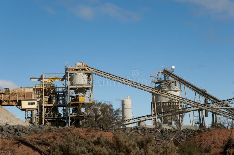 Gold Mining Process Plant stock photo. Image of industry - 97136008