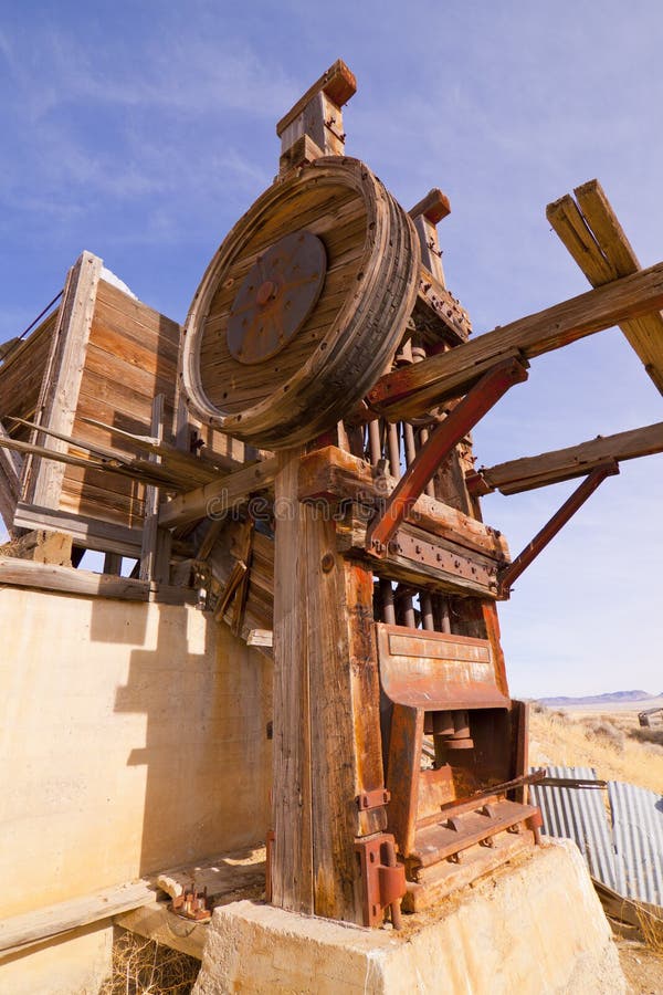 Gold Mining Stamp Mill and Building Stock Image - Image of processing ...