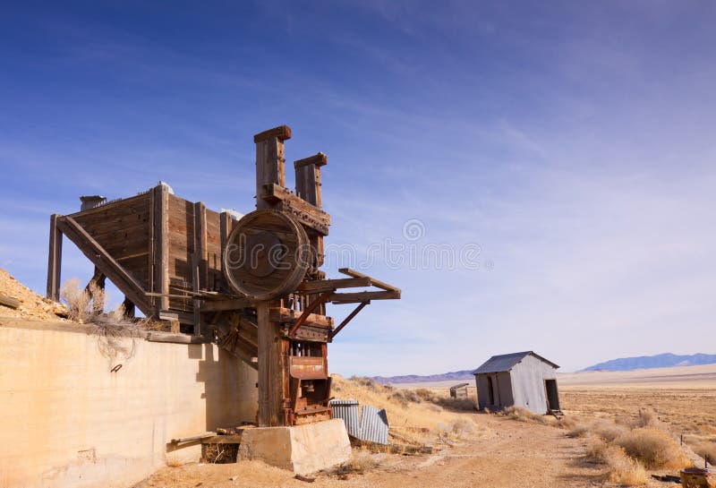 Gold Mining Stamp Mill and Building Stock Image - Image of processing ...