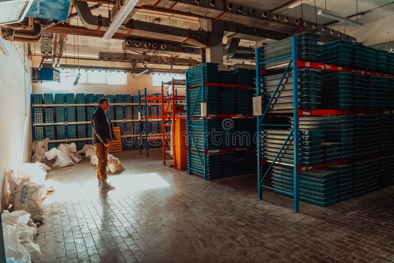 Gold Mining Storage Rock Core Samples Geology Drilling Industy. Large ...