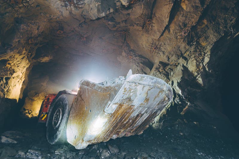 Gold mining underground stock photo. Image of excavate - 95549772