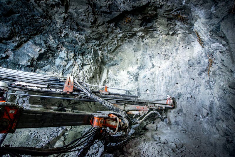 Gold Mining Storage Rock Core Samples Geology Drilling Industy. Large ...