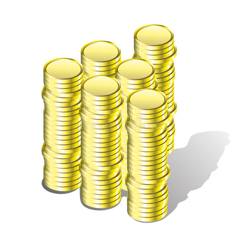 Gold money. stock vector. Illustration of magic, banking - 33027661