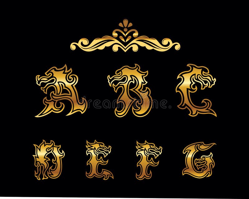 Dragon Letter Stock Illustrations – 3,594 Dragon Letter Stock ...