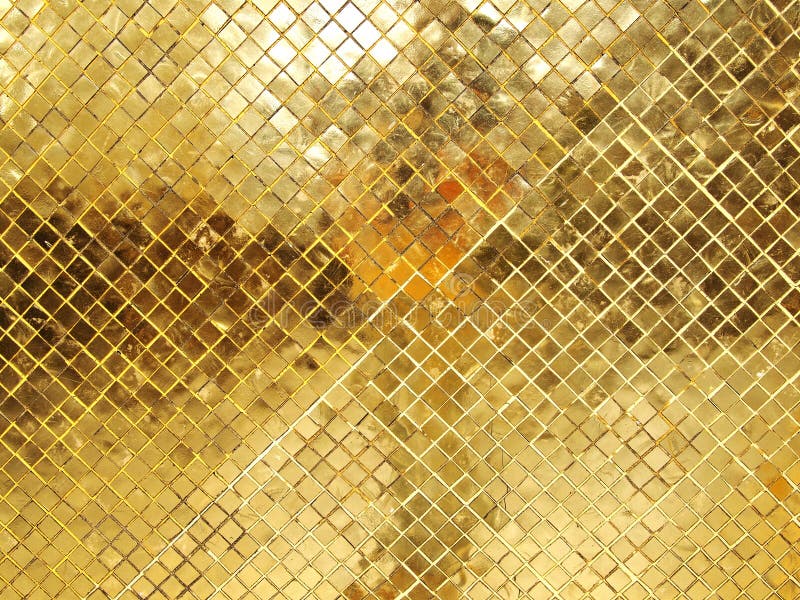 Gold Mosaic tile texture stock image. Image of colored - 57057615