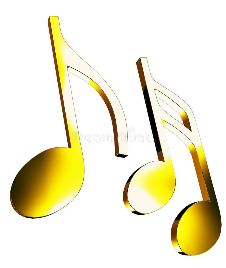 Music Notes Background Gold Color Stock Illustrations – 401 Music Notes ...