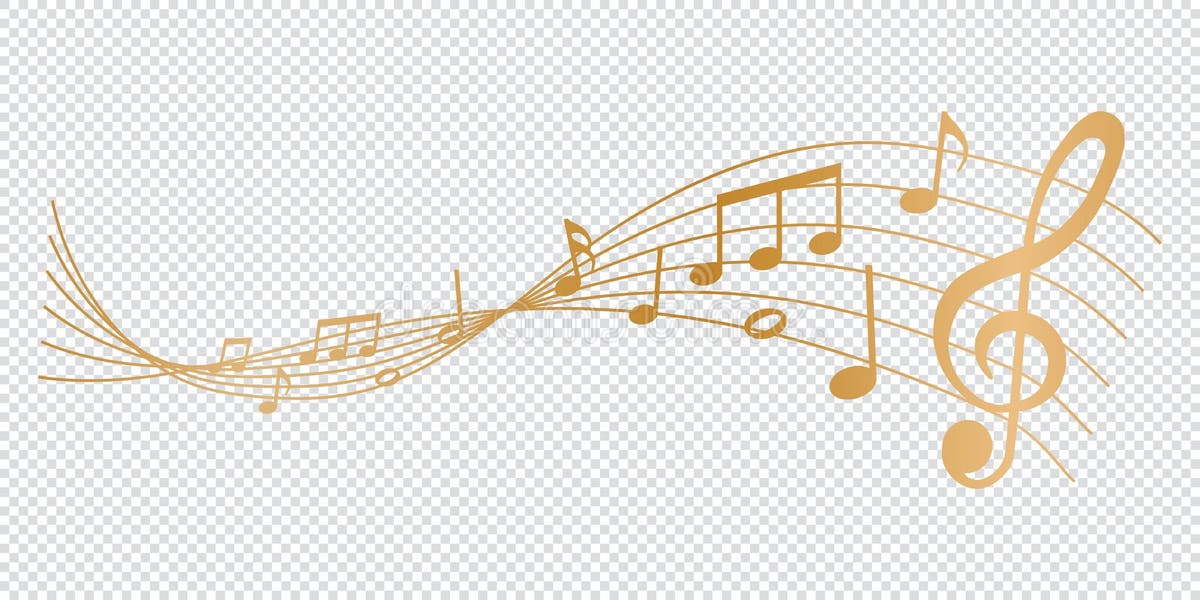 Music Notes Transparent Background Stock Illustrations – 1,456 Music ...