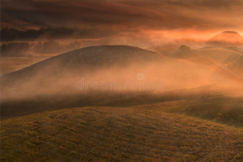 Gold nature stock image. Image of hills, gold, sunset - 15303129
