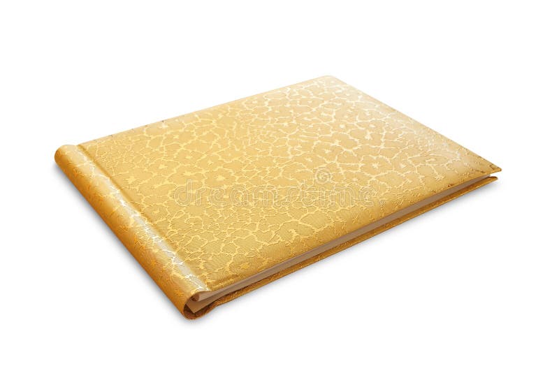 Gold note book stock photo. Image of album, business - 191667174