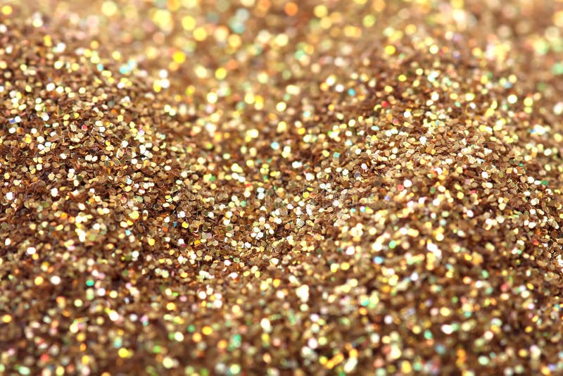Gold Nuggets Sparkling Carpet. Close-up View, Very Stock Image - Image ...