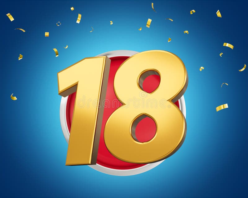 Red Number 18