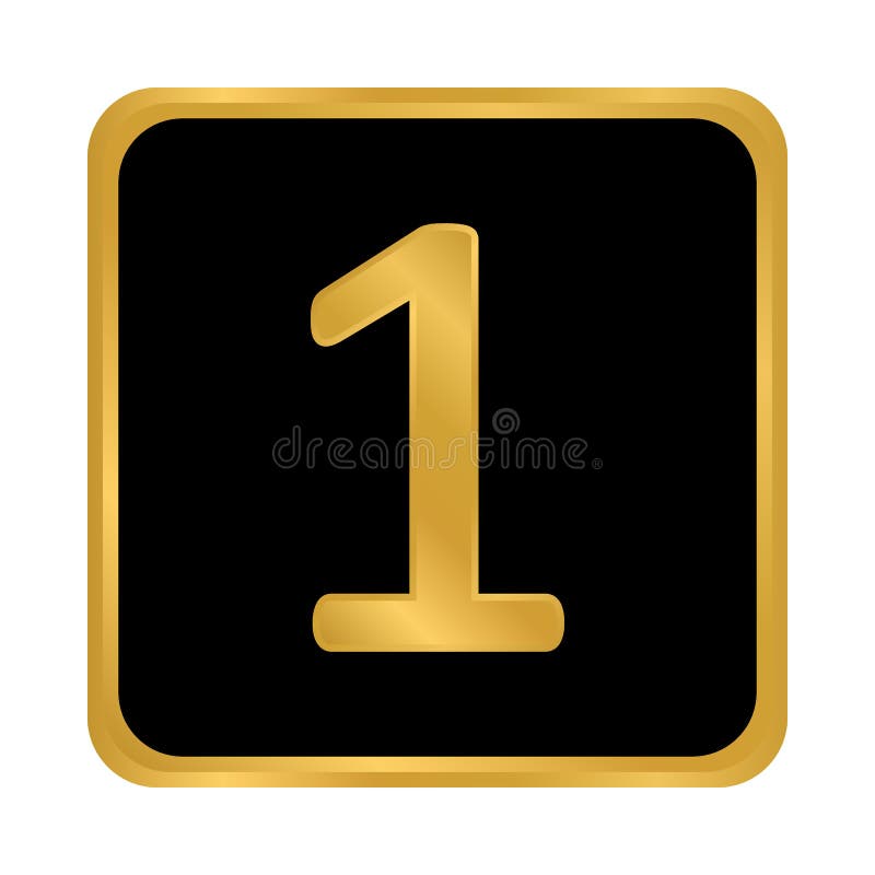 Numeral Button One Stock Illustrations – 706 Numeral Button One Stock ...