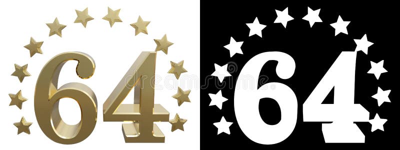 Set of Number Sixty Three Year 63 Year Celebration Design. Anniversary ...