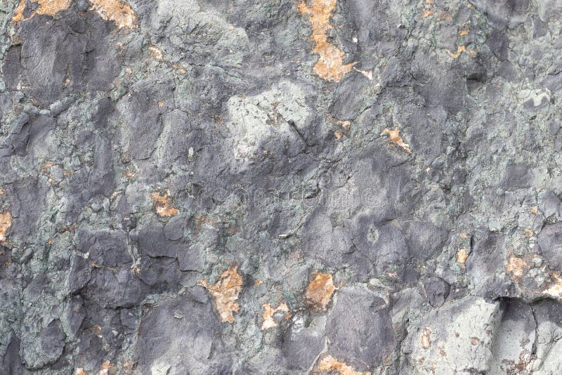 Gold Ore Texture. Gray Stone Background Stock Image - Image of geology ...