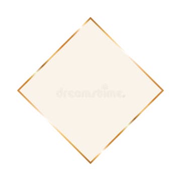 Gold Ornament Frame Diamond Shaped Vector Design Stock Illustrations ...
