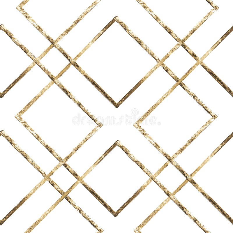 Gold Ornament. Material is Gold. Graphic Illustration. Retro Style ...