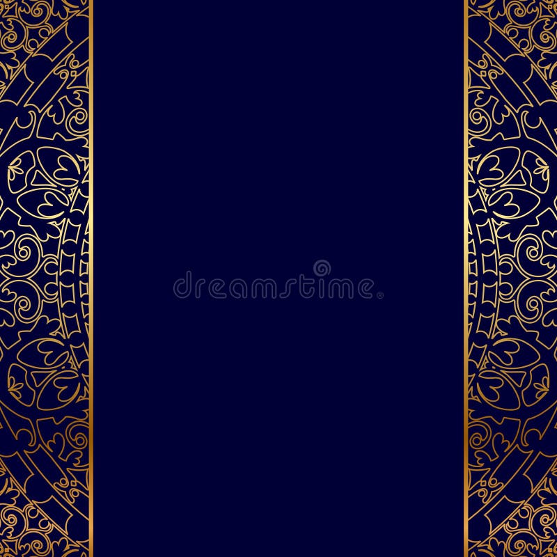 Gold Border Ornate Stock Illustrations – 85,280 Gold Border Ornate ...