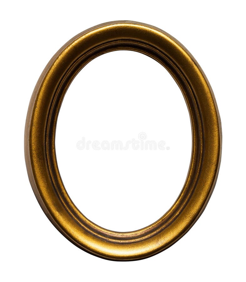Gold Oval Frame stock photo. Image of empty, wood, oval - 320665236