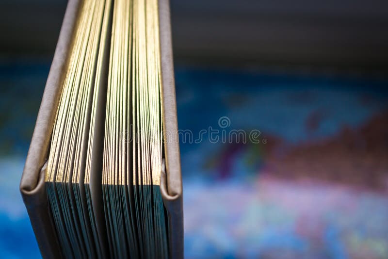 Gold Pages stock photo. Image of separated, gilded, closeup - 53340850