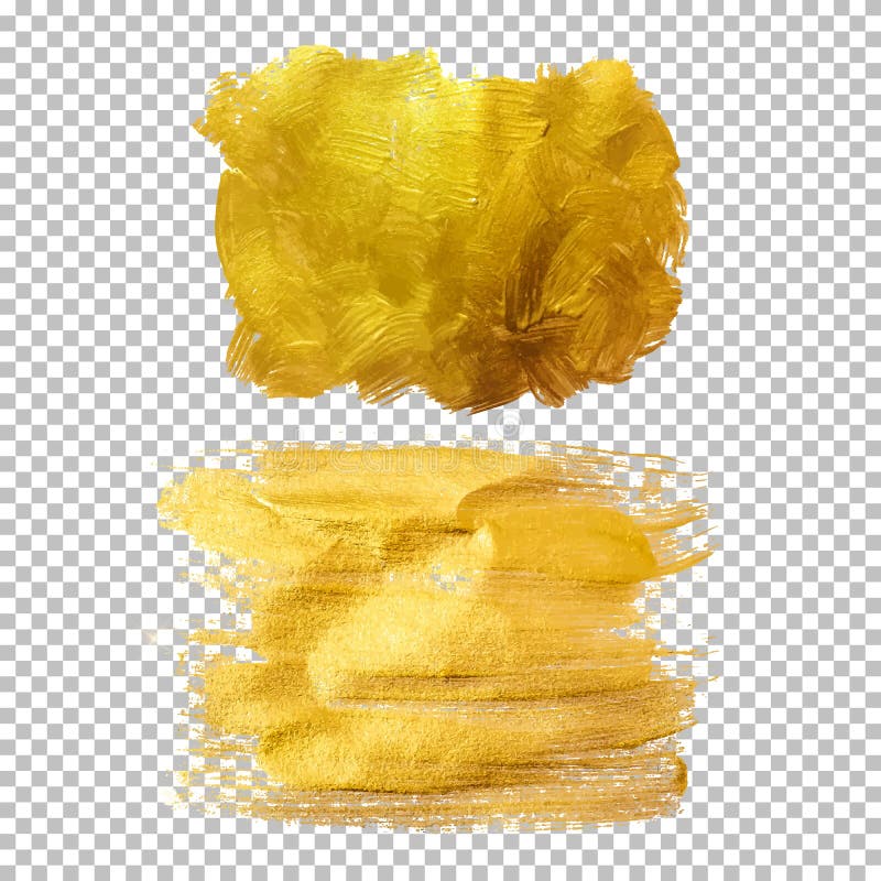 Gold Paint Glittering Textured Art Illustration. Vector Stock Vector ...