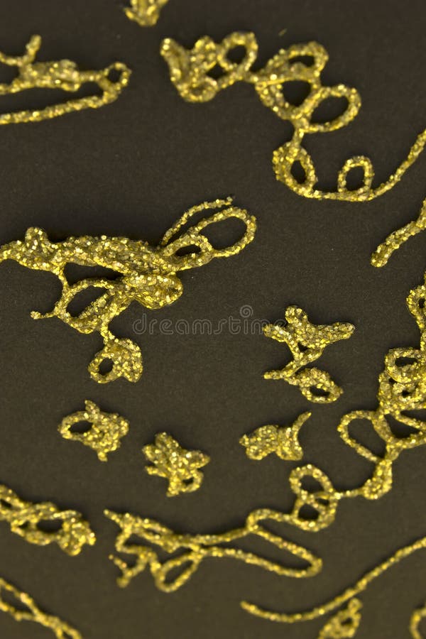 Gold Paint Splatter on a Black Background Stock Photo - Image of ...