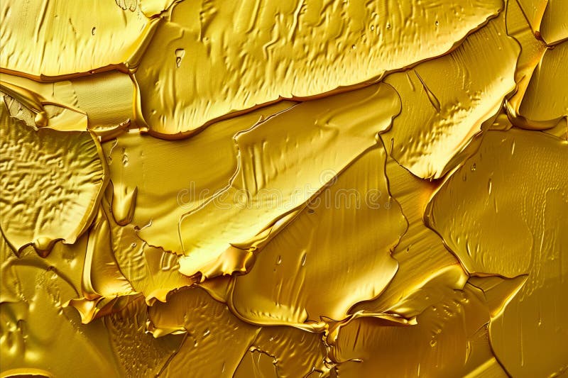Gold Paint Texture with a Shiny Surface Stock Image - Image of surface ...