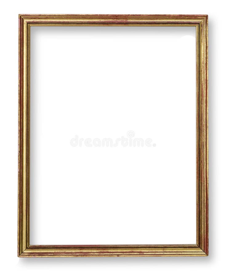 Gold painted picture frame stock image. Image of chic - 75767537