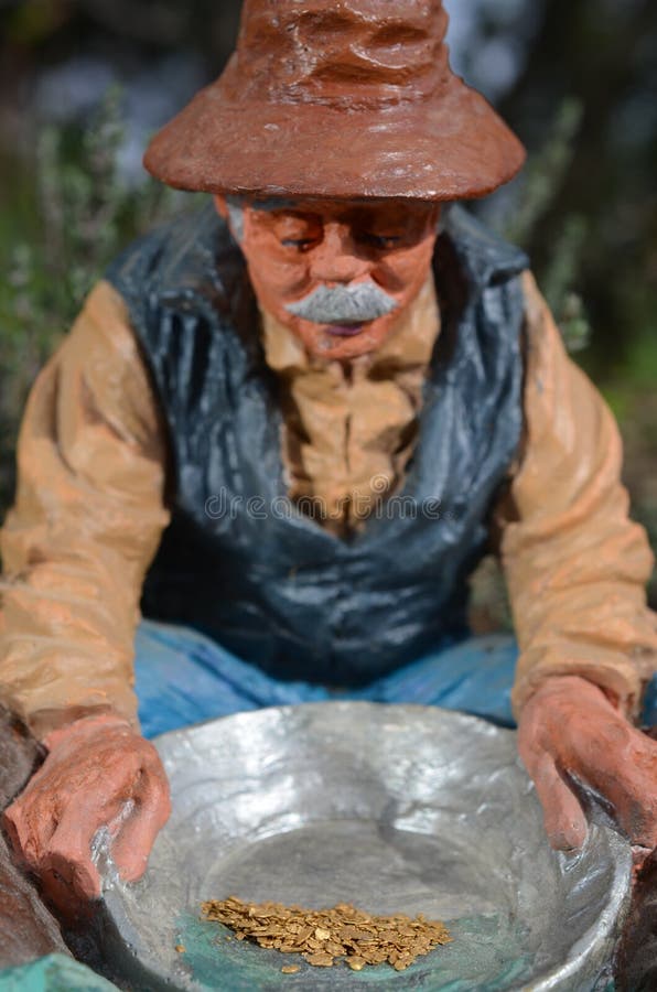 Gold Panner stock photo. Image of looking, gold, currency - 2500276