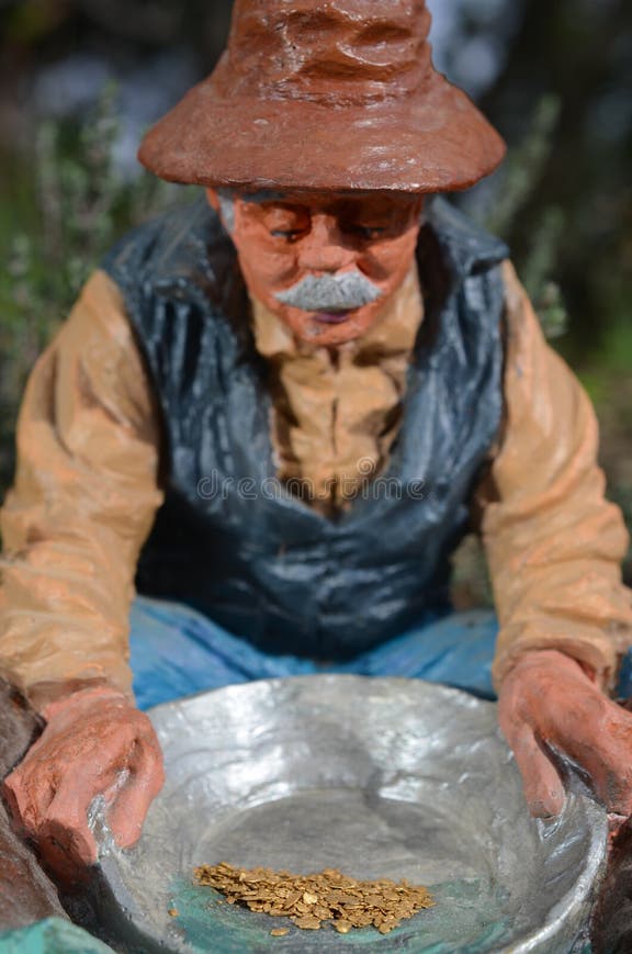 Gold panner stock photo. Image of outdoors, panning, hobby - 65963554