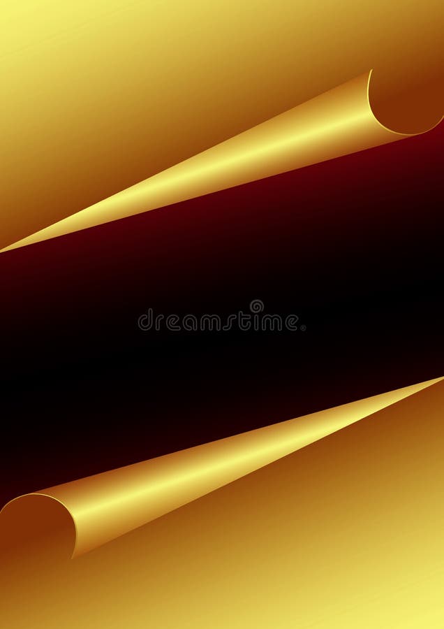 Gold Paper stock illustration. Illustration of sheet - 11191608