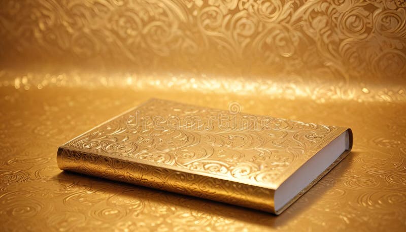 Gold Paper Back Golden Wallpaper Stock Illustration - Illustration of ...