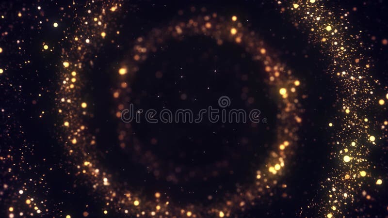 Gold Particles Background, Floating Gold Particles Background, Animated ...