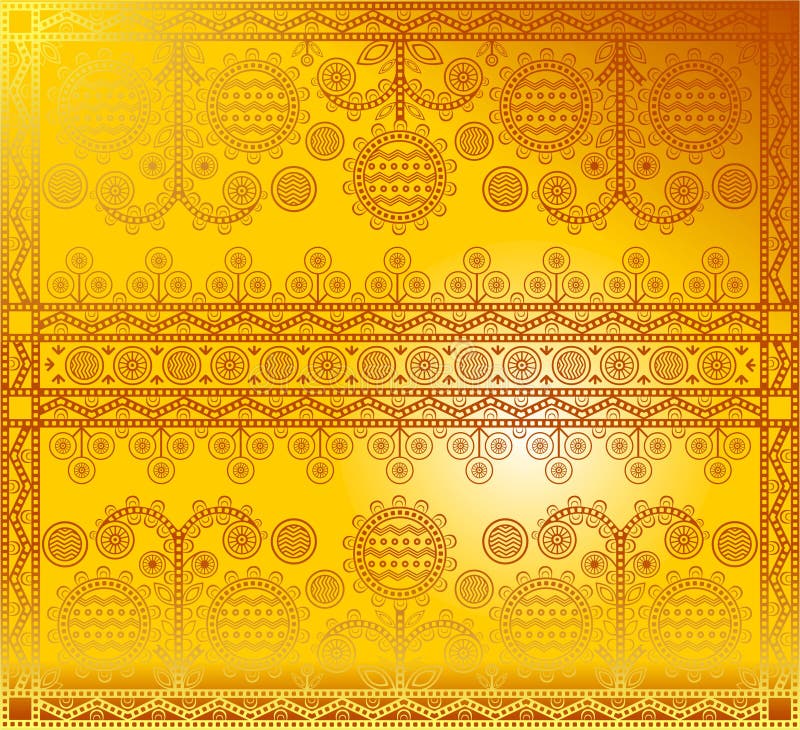Gold pattern stock vector. Illustration of vector, design - 7848776